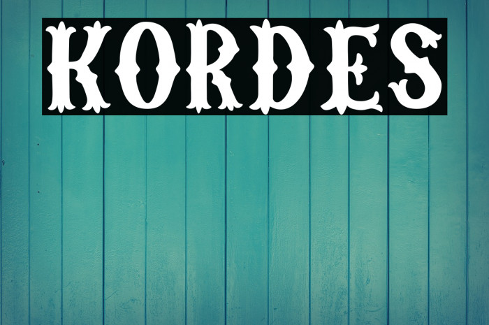 Kordes Font - FFonts.net