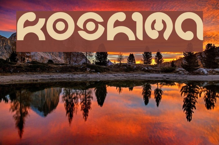 koshima Font - FFonts.net