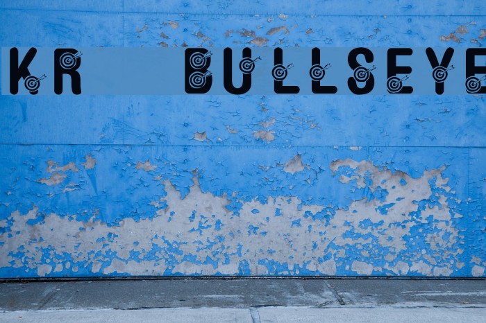 KR Bullseye! Font - FFonts.net