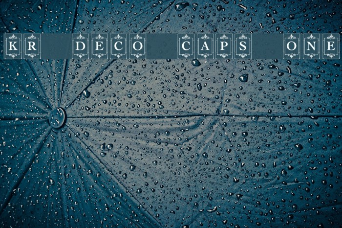 KR Deco Caps One Font - FFonts.net