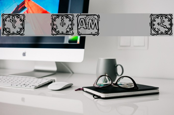 KR Lotsa Time Dings Font - FFonts.net