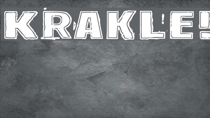 Krakle! Font - FFonts.net