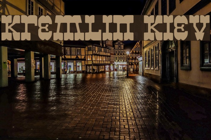 Kremlin Kiev Font - FFonts.net