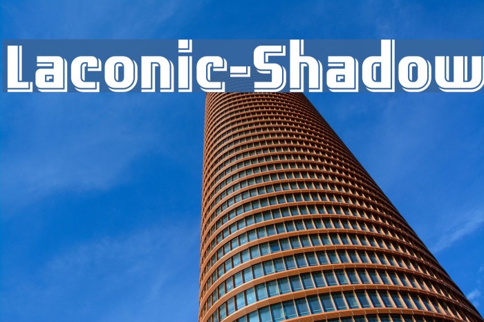Laconic-Shadow Font - FFonts.net