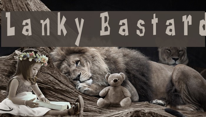 Lanky Bastard Font - FFonts.net