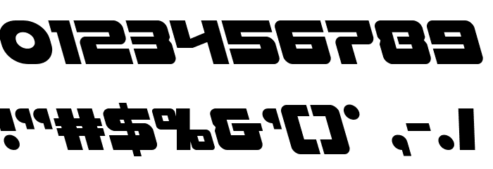 Laser Corps Leftalic Font - FFonts.net