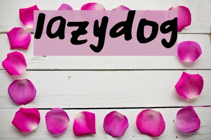 lazy_dog Font - FFonts.net