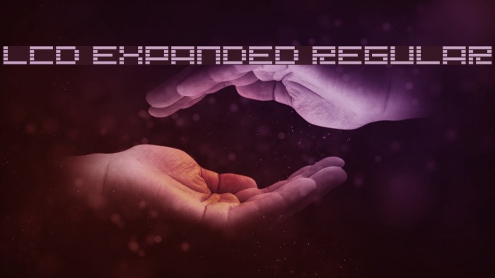 Lcd Expanded Regular Font - FFonts.net