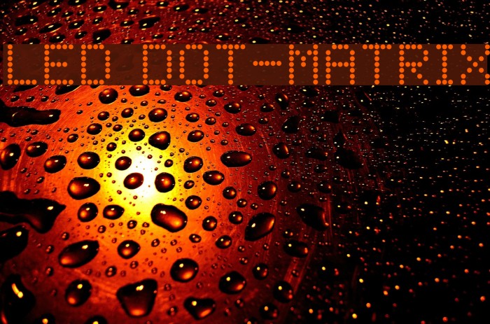 LED Dot-Matrix Font - FFonts.net