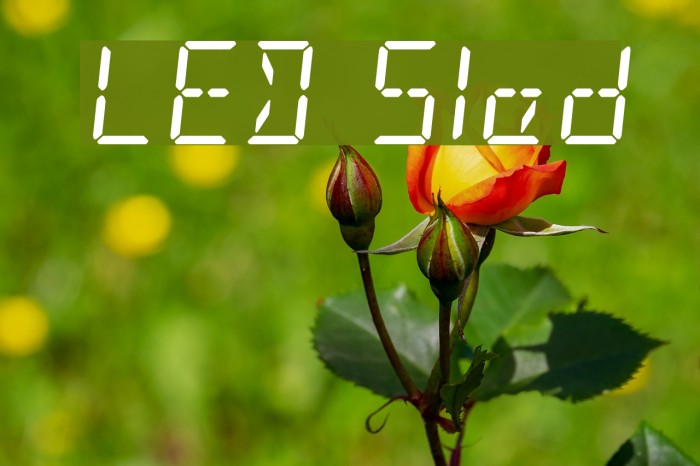 LED Sled Font - FFonts.net