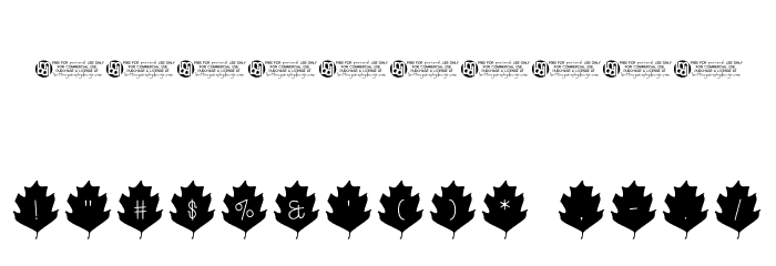 Leaf Letters Regular Demo Font - FFonts.net