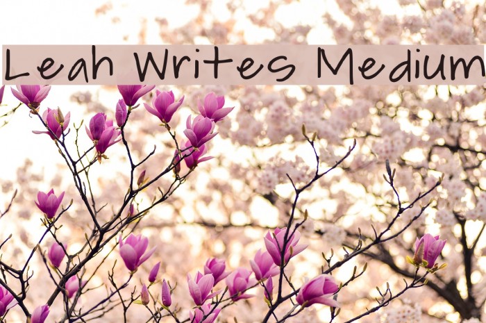 Leah Writes Medium Font - FFonts.net