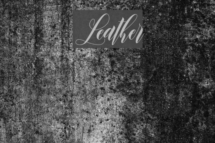 Leather Font - FFonts.net