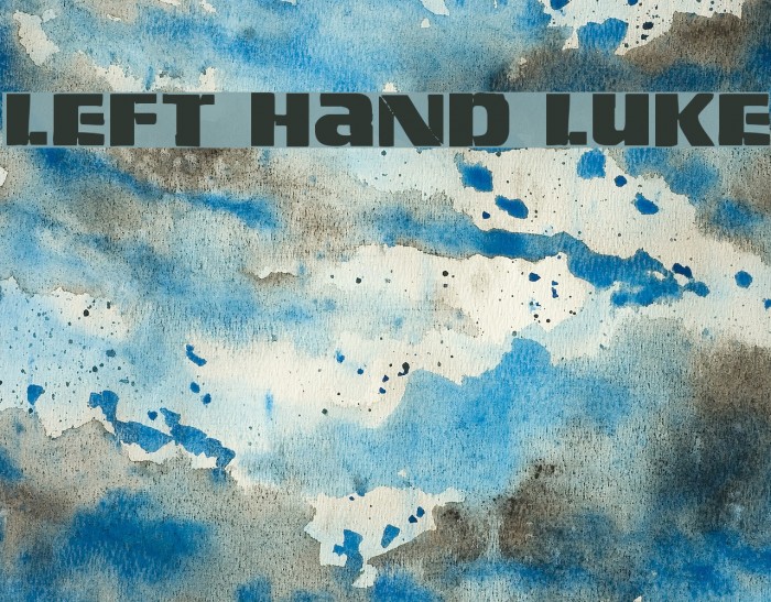 Left Hand Luke Font - FFonts.net