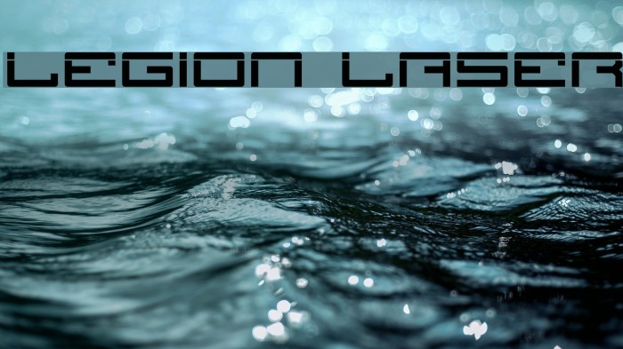Legion Laser Font - FFonts.net