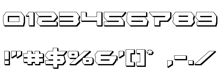 Lethal Force 3D Font - FFonts.net