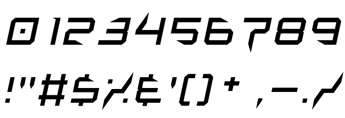 Lethal Injector Regular Italic Font - FFonts.net