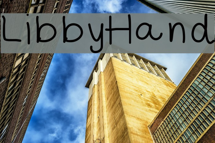 LibbyHand Font - FFonts.net