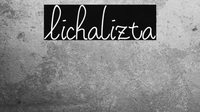 Lichalizta Font | Free Download (TTF/OTF) | FFonts.net