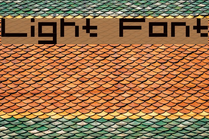 Light Font - FFonts.net