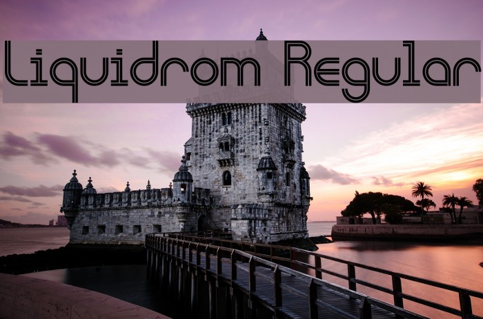 Liquidrom Regular Font - FFonts.net