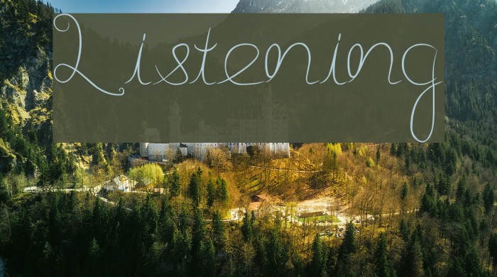 Listening Font - FFonts.net