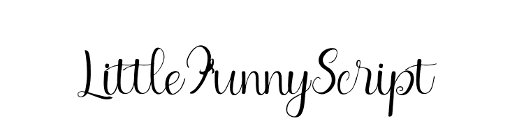 Little Funny Script Font