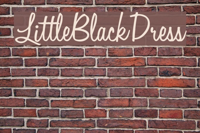 LittleBlackDress Font - FFonts.net