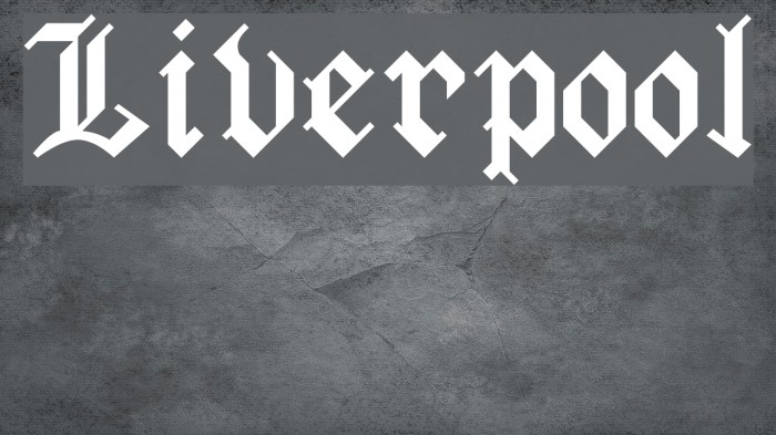 Liverpool Font - FFonts.net