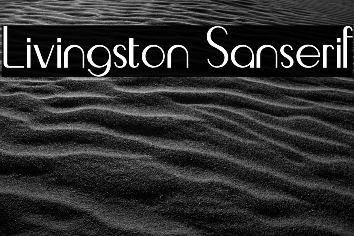 Livingston Sanserif Font - FFonts.net
