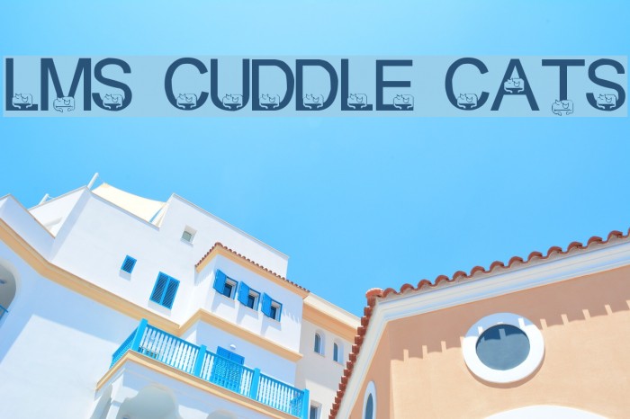 LMS Cuddle Cats Font - FFonts.net