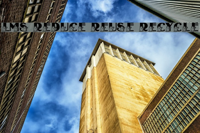 LMS Reduce, Reuse, Recycle Font - FFonts.net