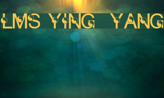 LMS Ying & Yang Font - FFonts.net