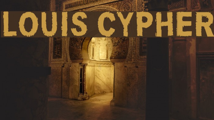 Louis Cypher Font - FFonts.net