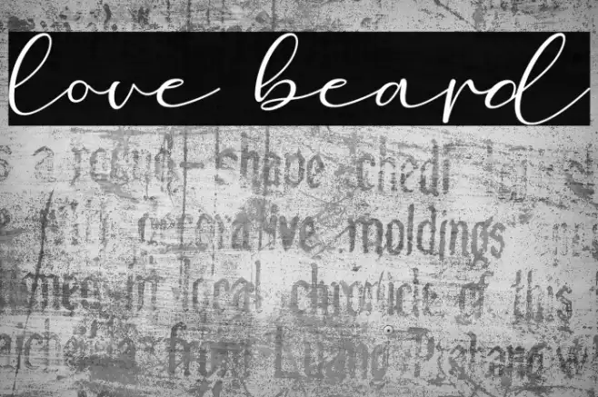 love beard Font | Free Download (TTF/OTF) | FFonts.net