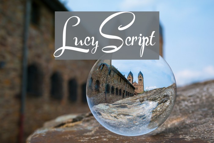 LucyScript Font - FFonts.net