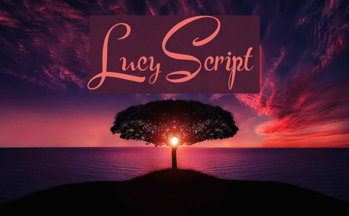 LucyScript Font - FFonts.net