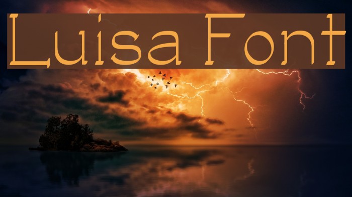 Luisa Font - FFonts.net
