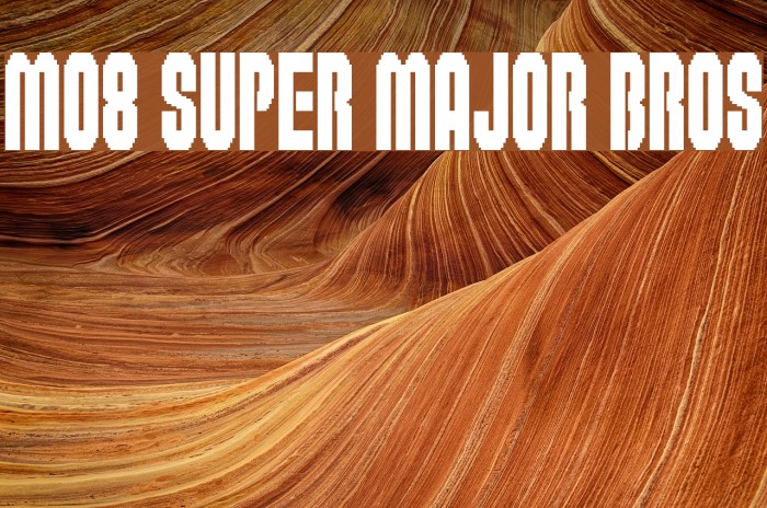 M08_SUPER MAJOR BROS Font - FFonts.net