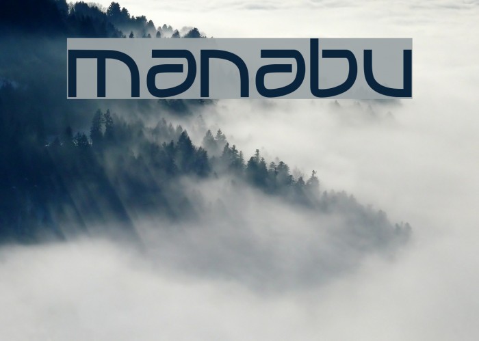 MANABU Font - FFonts.net
