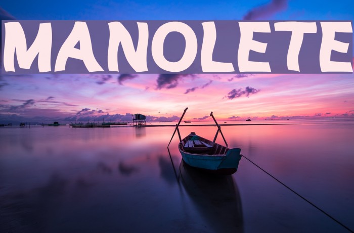 MANOLETE Font - FFonts.net