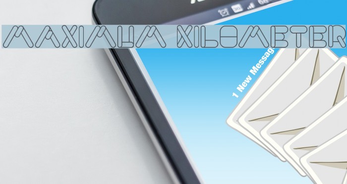 MAXIMUM KILOMETER Font - FFonts.net