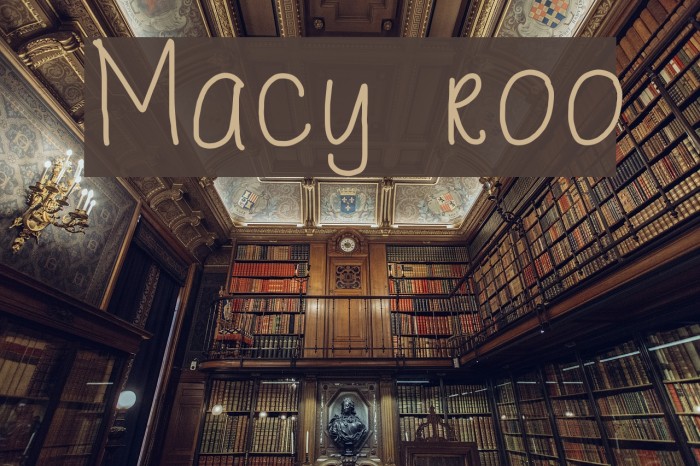 Macy roo Font - FFonts.net