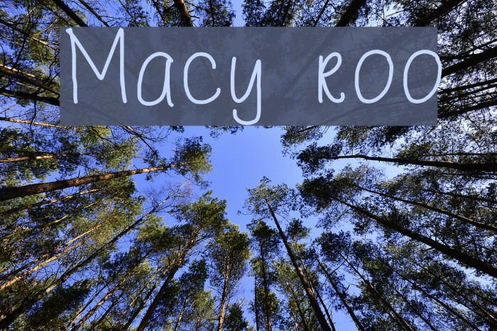 Macy roo Font - FFonts.net