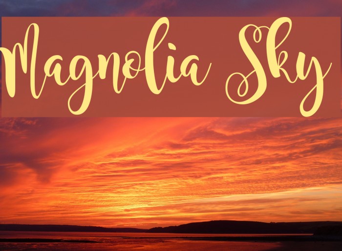 Magnolia Sky Font - FFonts.net