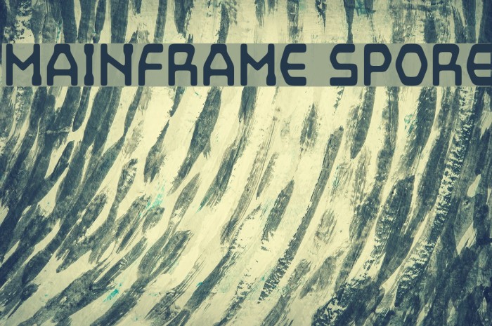 Mainframe Spore Font - FFonts.net