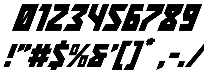 Major Force Super-Italic Font - FFonts.net