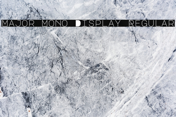 Major Mono Display Regular Font - FFonts.net