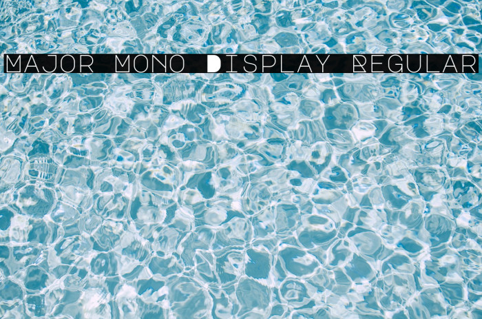 Major Mono Display Regular Font - FFonts.net