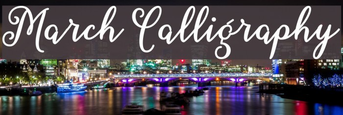 March Calligraphy Font - FFonts.net